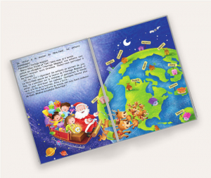 Livre personnalisé de Noël avec le Père Noël | Mon Monde à Moi